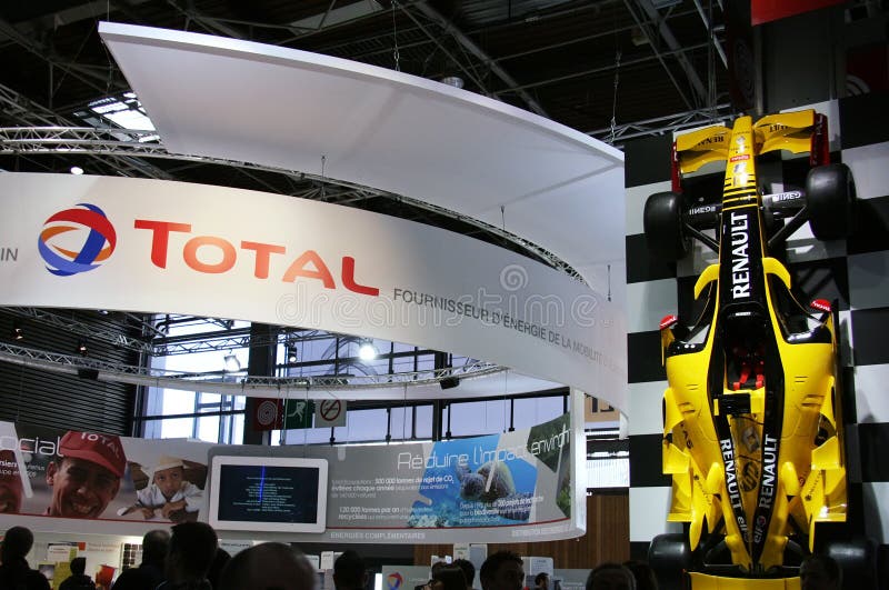 Paris Motor Show 2010 - Total Stand Editorial Photo - Image of ...