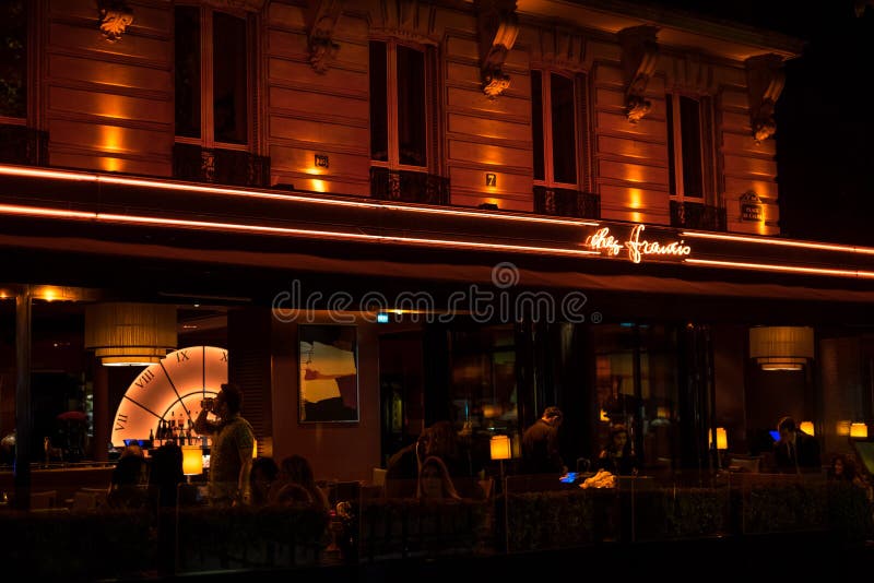 Paris at Night 5 editorial photo. Image of night, stars - 86096171