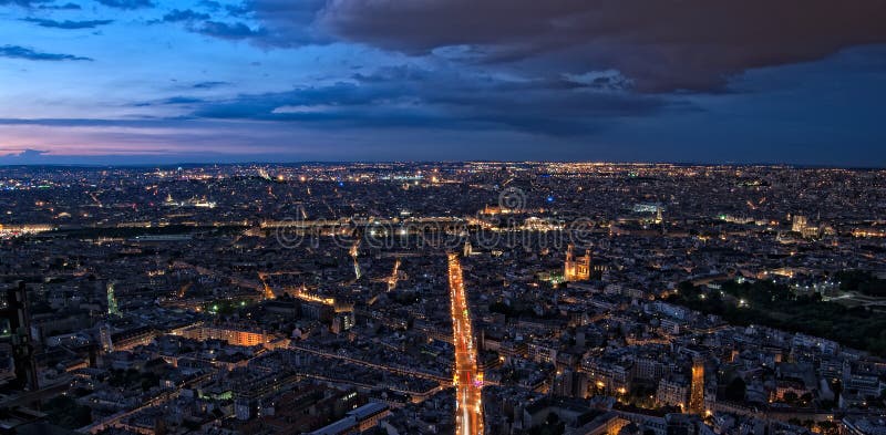 Paris by night stock photo. Image of streets, buildings - 56726588