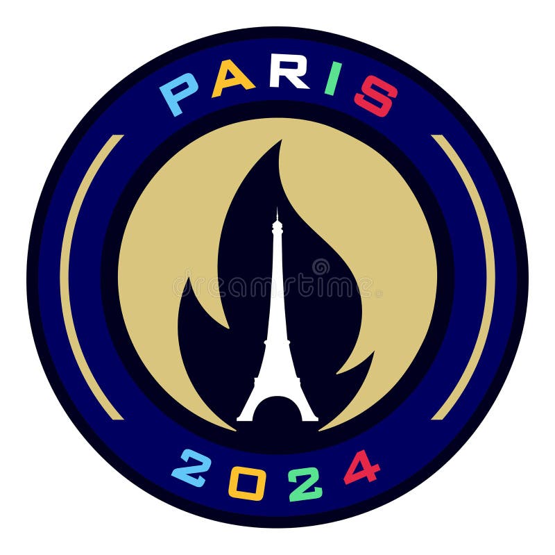Paris 2024 Olympics Vector Logo Editorial Photography - Illustration of ...