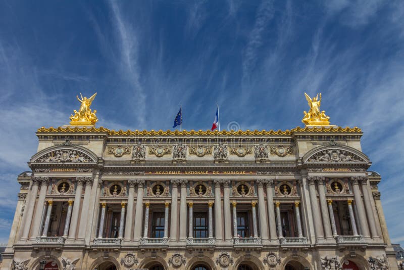 Paris Opera Building stock image. Image of garnier, architechture ...