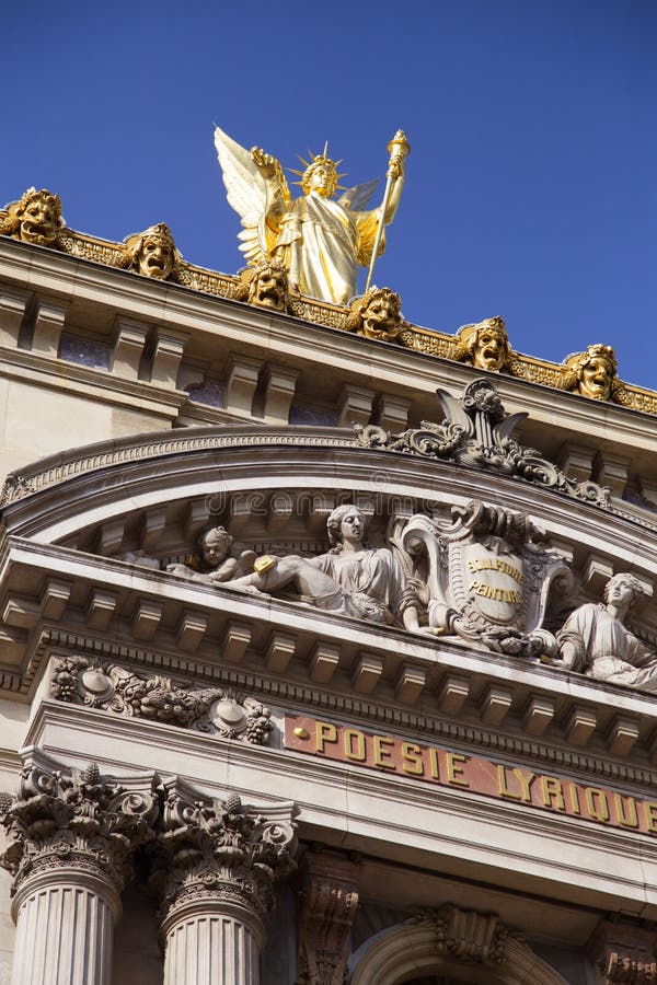 Paris Opera stock photo. Image of authentic, traditional - 80852098
