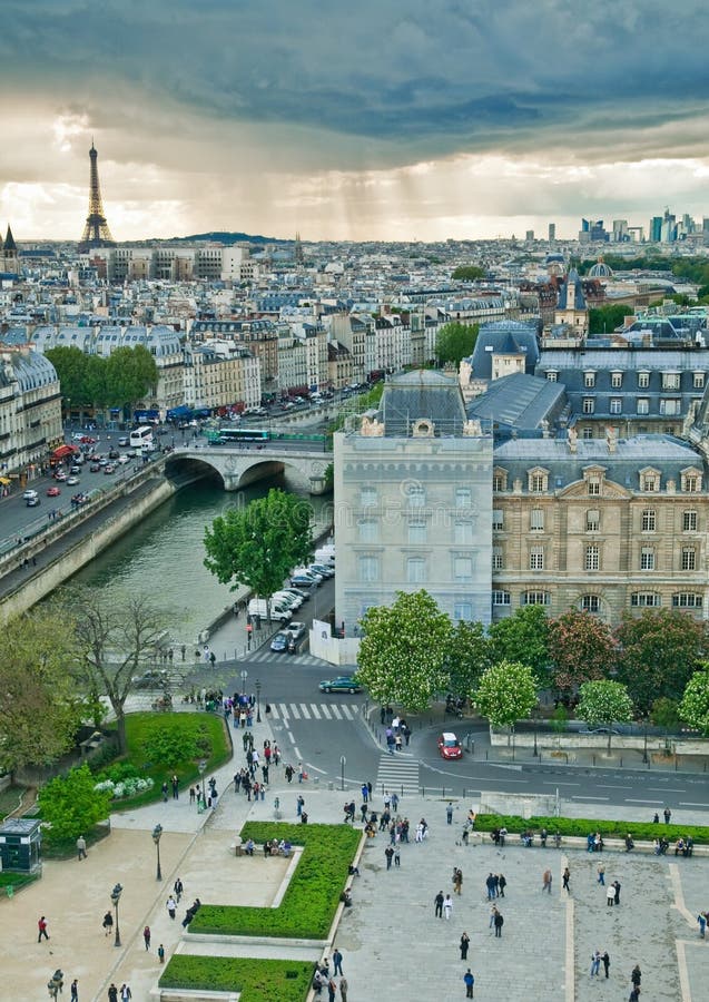 A Paris Postcard stock photo. Image of street, eeiffel - 14591774