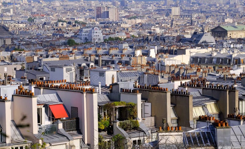 Paris Rooftops stock photo. Image of architecture, france - 93484490