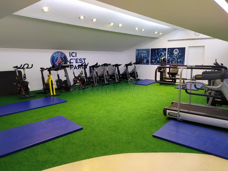 Paris Saint Germain Stadium Gym Editorial Image - Image of building ...