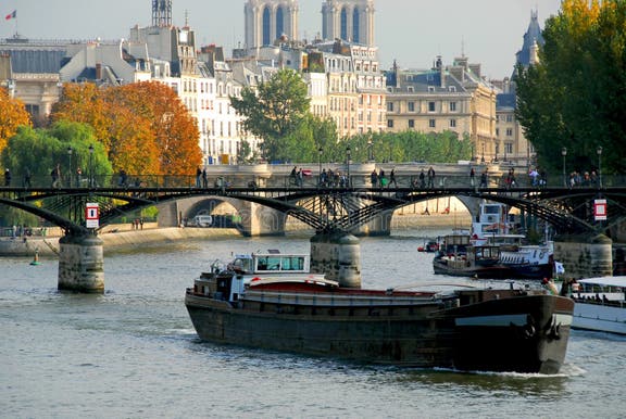 Paris Seine stock photo. Image of france, river, bridges - 1513632