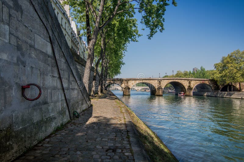 Paris, Seine bridge stock photo. Image of water, international - 103556940