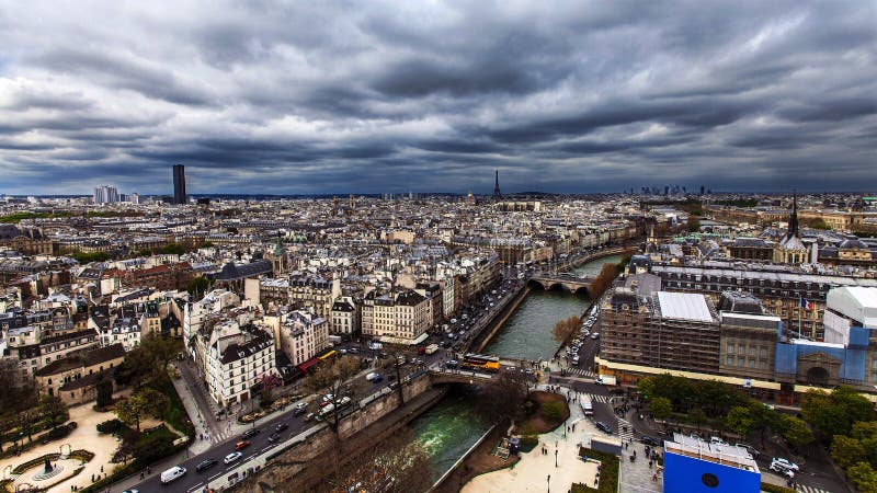 Paris skyline with cloud stock image. Image of church - 38296549