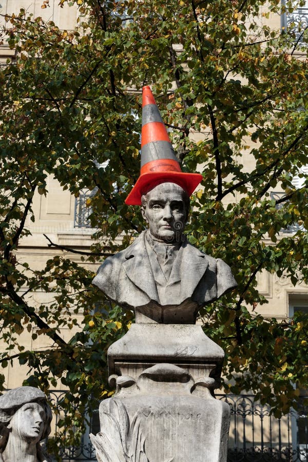 Paris - Sorbonne Square. stock image. Image of paris - 47543143