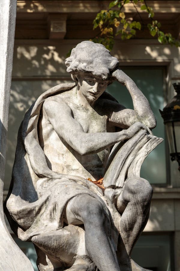 Paris - Sorbonne Square. stock image. Image of paris - 48354325