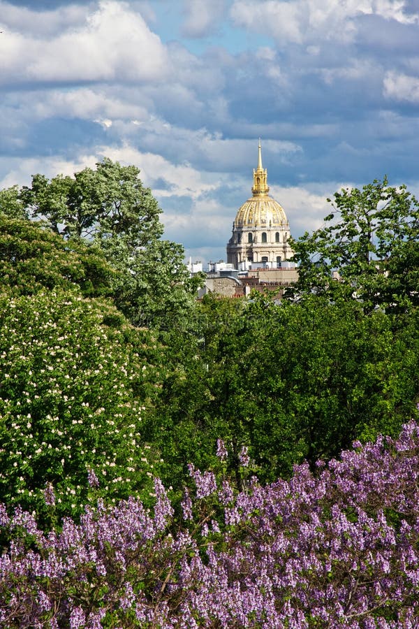 Paris in the Spring stock photo. Image of union, blooming - 25822816
