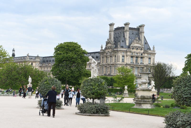 Paris in the Spring, France. Editorial Stock Photo - Image of gargoyle ...