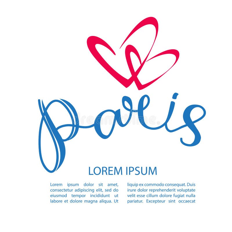 Paris Heart Letters Stock Illustrations – 87 Paris Heart Letters Stock ...