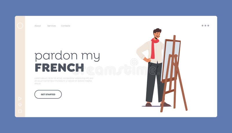 Typical French European. Frenchman with a Mustache Stock Vector ... Typical French European. Frenchman with a Mustache Stock Vector ...