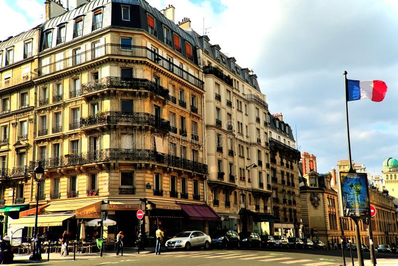 Rue Soufflot Im Lateinischen Viertel In Paris Redaktionelles Stockfoto ...