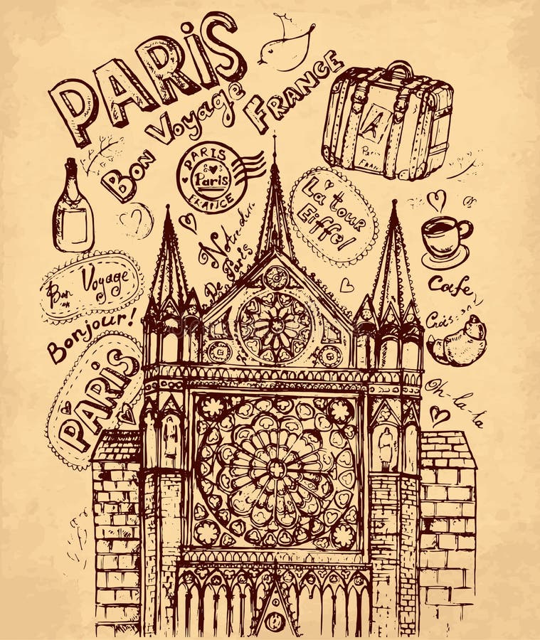 Paris-Symbole stock abbildung. Illustration von frankreich - 29178946