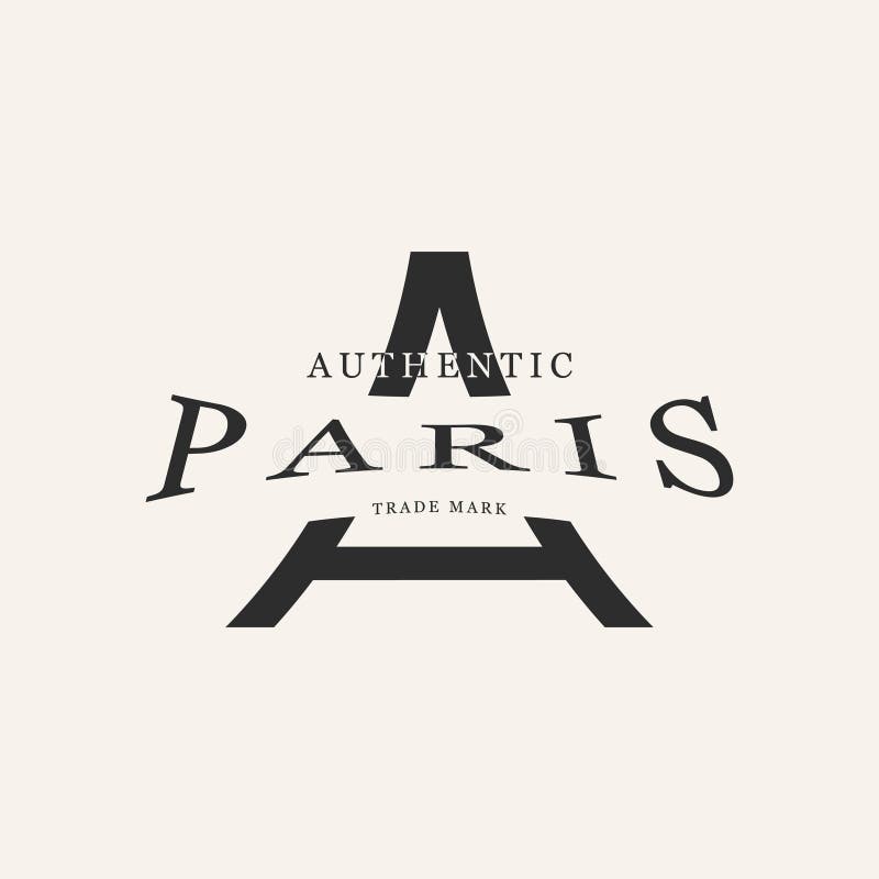Paris T Shirt Art Design Logo Vector Illustration Stock Vector ...