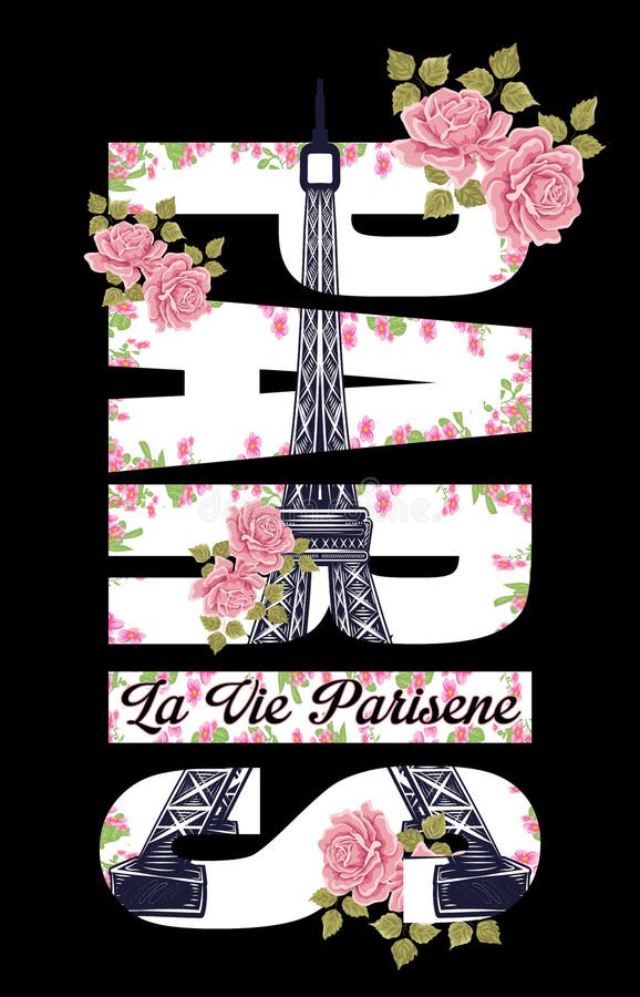 Paris Text Illustration Stock Illustrations – 6,688 Paris Text ...