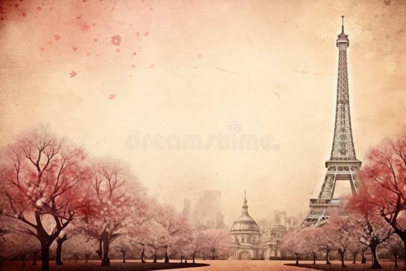 Paris Themed Background Large Copy Space - Stock Picture Backdrop Stock ...