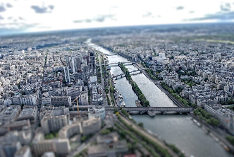 Paris TiltShift stock image. Image of colorful, french - 51723315