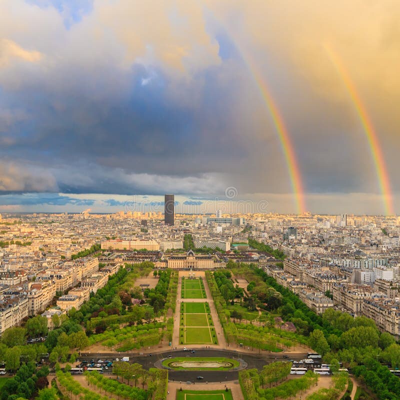 Paris from top view stock photo. Image of eiffel, france - 36118644