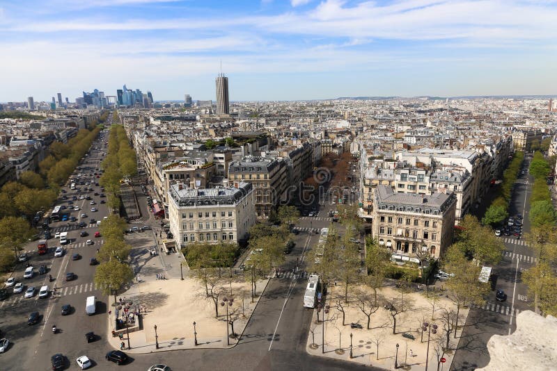 Paris from Top stock photo. Image of french, conquest - 56002034