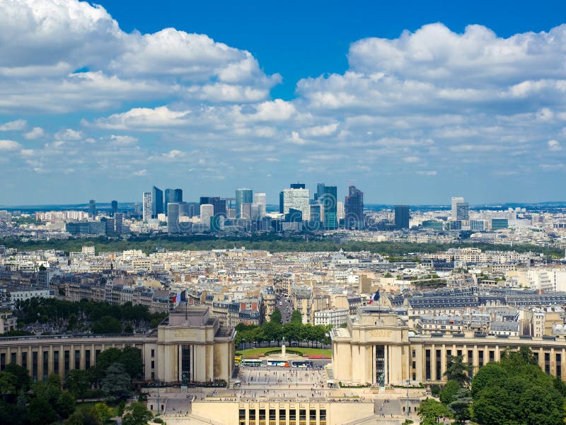 Paris view stock photo. Image of daytime, mars, culture - 10431140