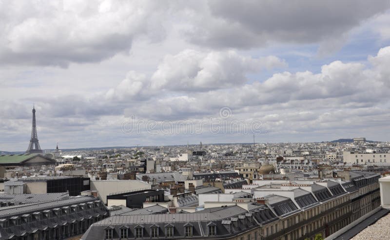 Paris,View from above stock image. Image of destination - 35264977