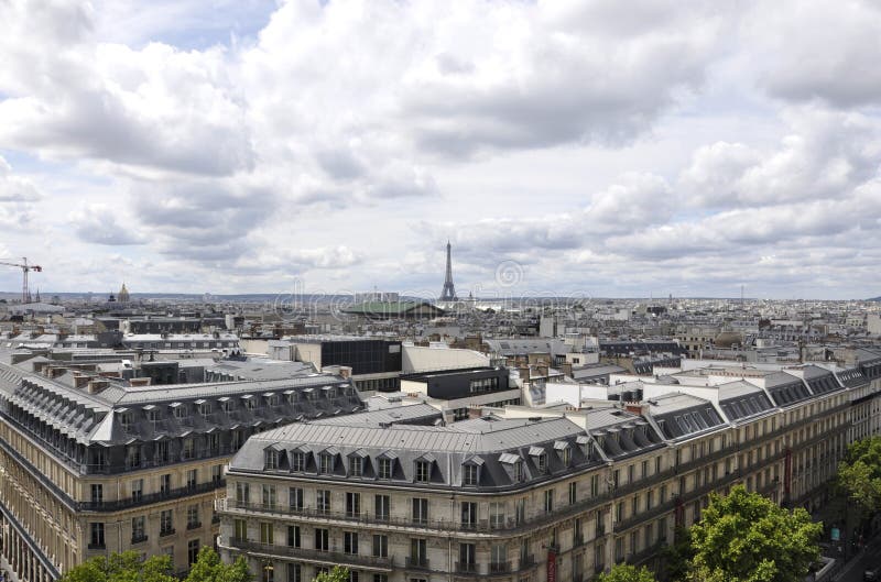 Paris view from above stock image. Image of people, centre - 35264913