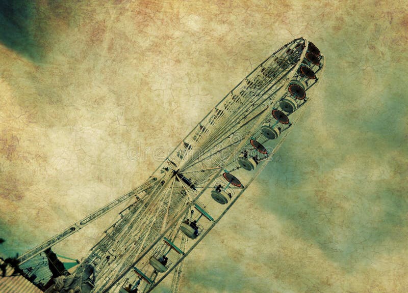 Paris wheel stock illustration. Illustration of scratched - 10211156