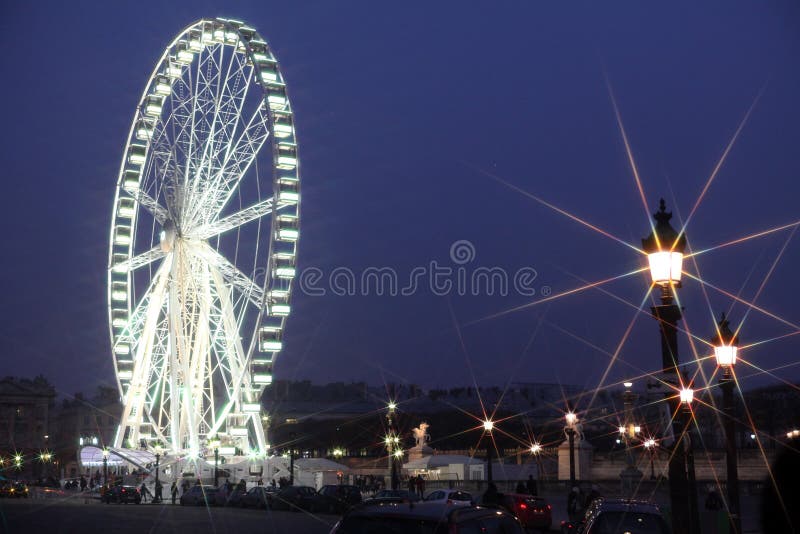 Paris wheel stock image. Image of concorde, game, leisure - 18427009