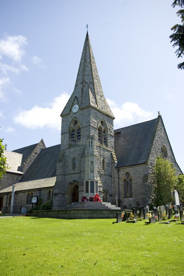 Parish Church of Christ stock image. Image of abbey, church - 9584769