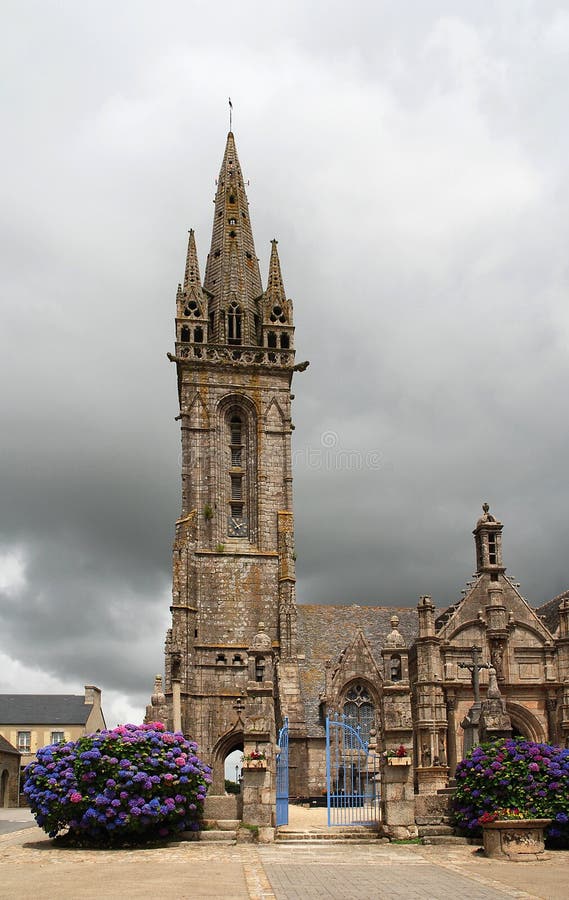 Parish Close in Bodilis in Brittany Stock Photo - Image of religiouse ...