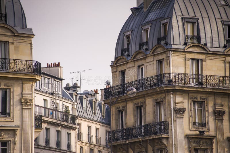 Parisian architecture stock photo. Image of windows, shutters - 62088580