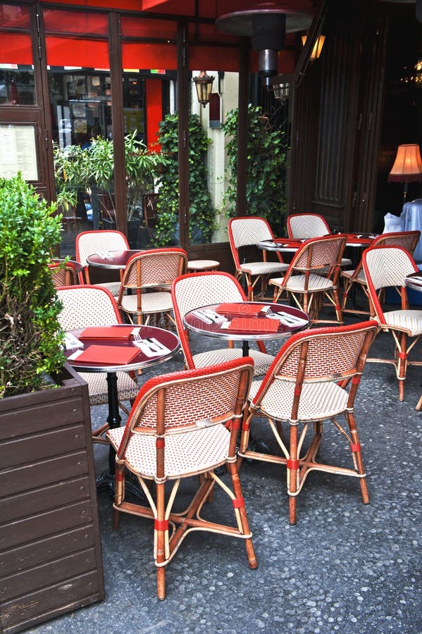 Parisian cafe stock image. Image of european, french - 58897615