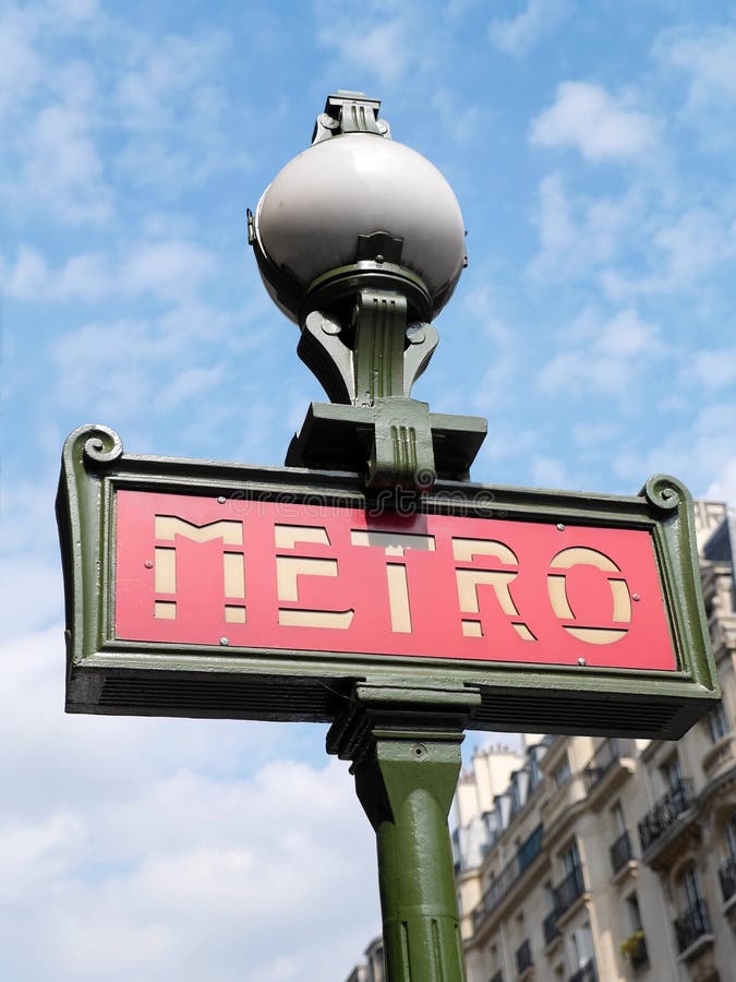 Parisian Metro editorial photo. Image of entrance, french - 34212906