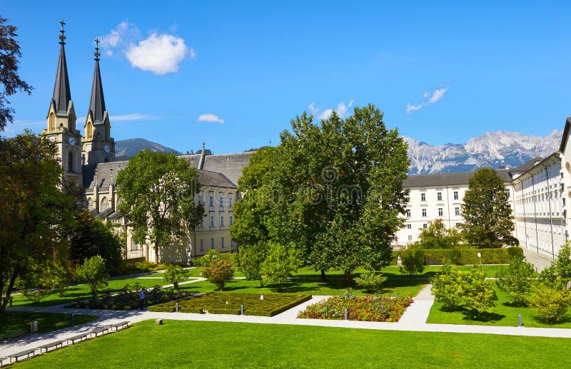 In the Park of Admont Abbey Editorial Image - Image of history, austria ...