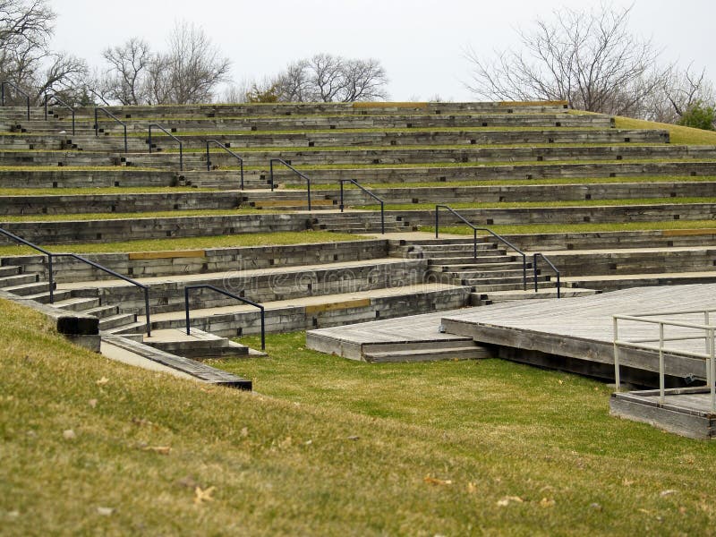 Amphitheater, Outdoor Theater In Park Stock Photo - Image of round ...