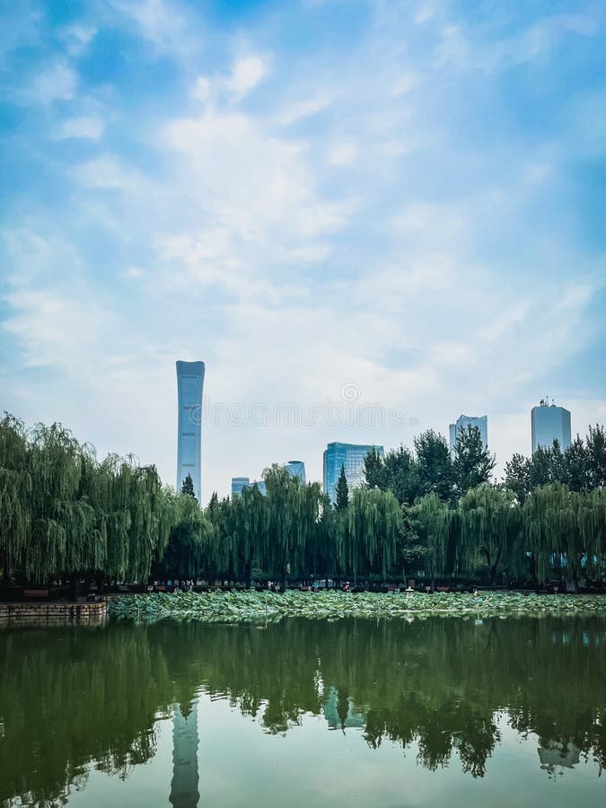 A park in Beijing stock photo. Image of morning, park - 226177174