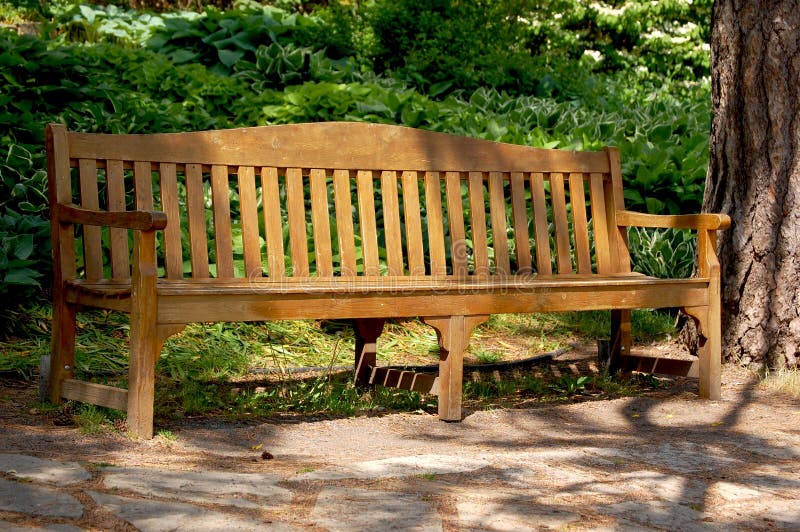 Park Bench stock image. Image of recreational, company - 15605855