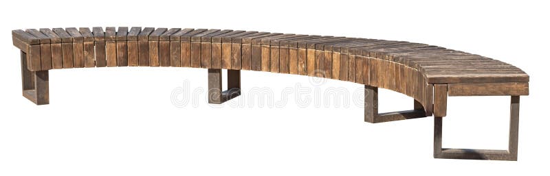 Park Bench Isolated on White Stock Photo - Image of relax, handicraft ...