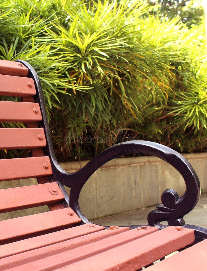 Park bench landscape stock image. Image of leaf, meditate - 65853069