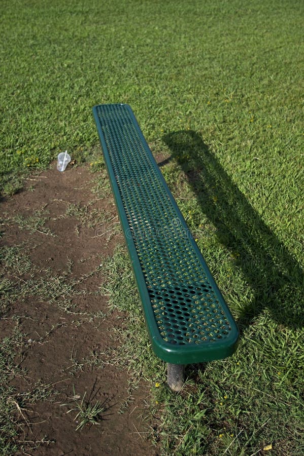 Park bench with litter stock photo. Image of rest, grass - 399705208