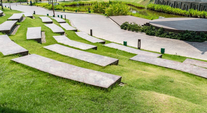 Park bench stock photo. Image of chair, plant, empty - 72142748