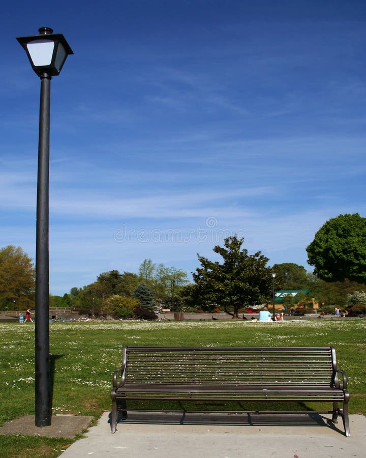 Park bench stock image. Image of fairy, decoration, element - 76307043