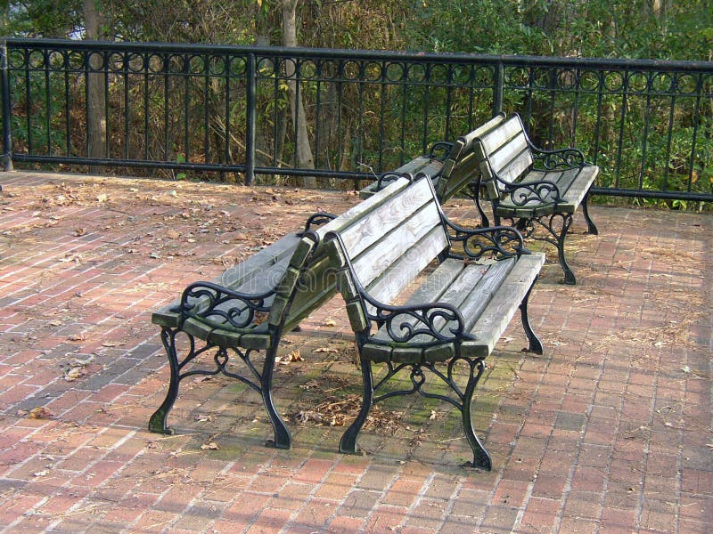 Park benches stock image. Image of beautiful, benches, carolina - 44477