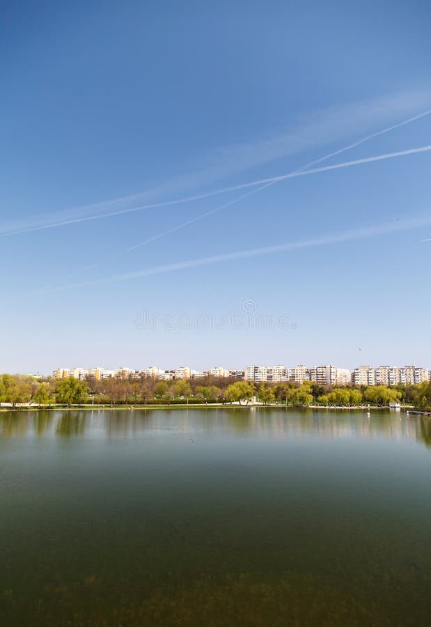 Park in the Bucharest City Center in a Clear Day of Spring Editorial ...