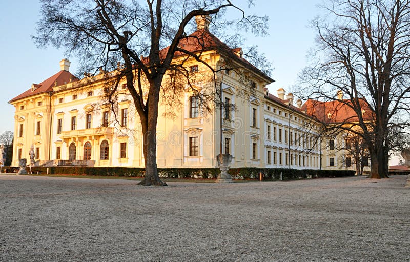 Park and Castle Slakov,Czech Republic,Europe Stock Photo - Image of ...