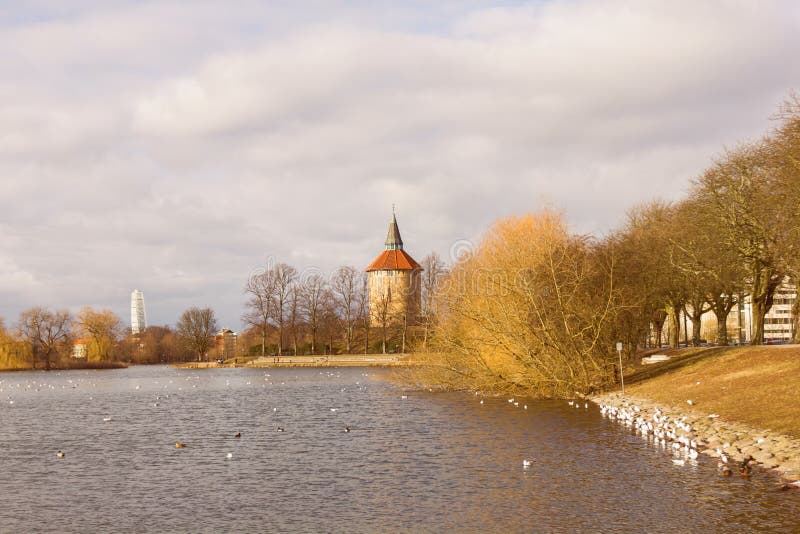 Park in Center of Malmo Sweden Stock Image - Image of scene, nature ...