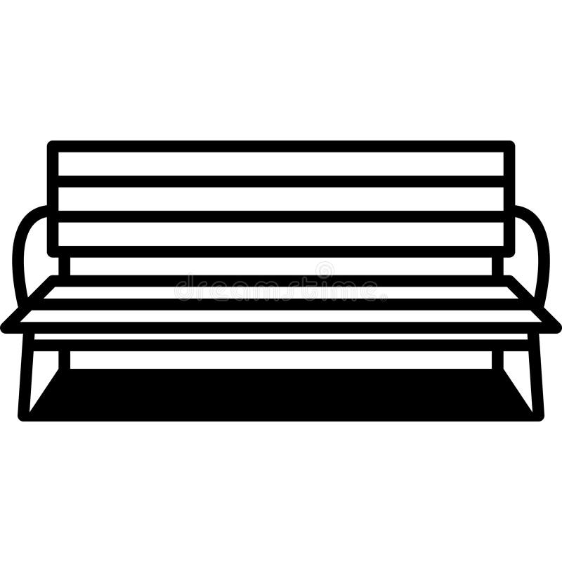 Park Chair stock vector. Illustration of drawing, travel - 349584391